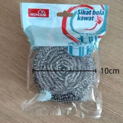 Jual Sabut Kawat Cuci Piring Sponge Spons Stainless Kawat Piring ...