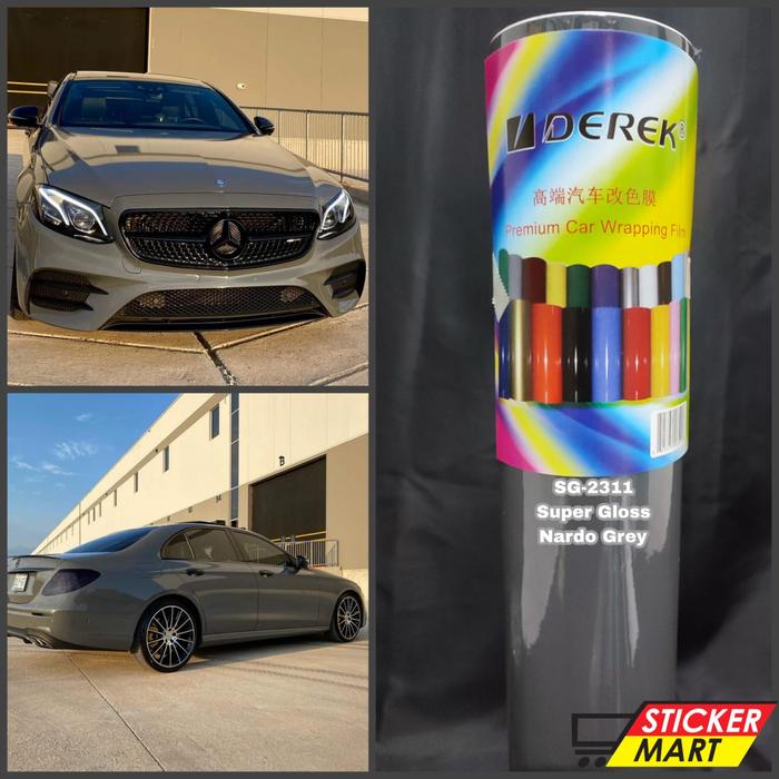 Jual Sticker Premium Derek Super Glossy Nardo Grey 50 cm Meteran - Kota ...