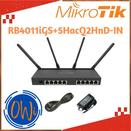 Jual MikroTik RB4011iGS+5HacQ2HnD-IN dual band, four chain unit with a ...