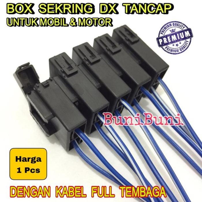 Jual FUSE BOX / Rumah Sekring Sikring DX Tancap BESAR Mobil Motor (FBDX ...