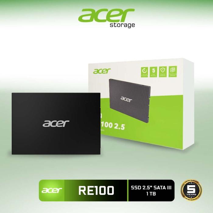 Jual ACER SSD RE100 1TB SATA III 2.5 RESMI - SSD 1TB SATA - Jakarta Pusat - SWIFT COMP | Tokopedia