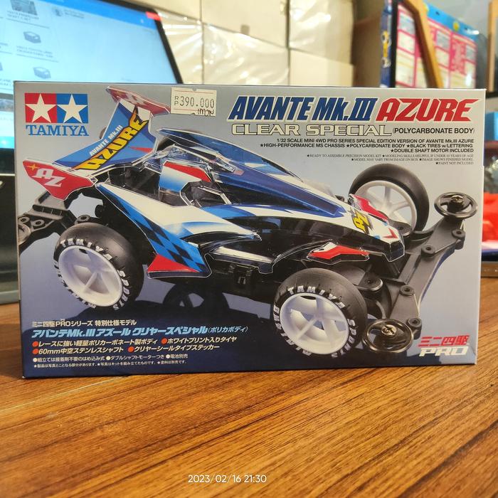 Jual TAMIYA 95464 AVANTE MK III AZURE CLEAR SPECIAL ( MS CHASSIS) - Kab ...