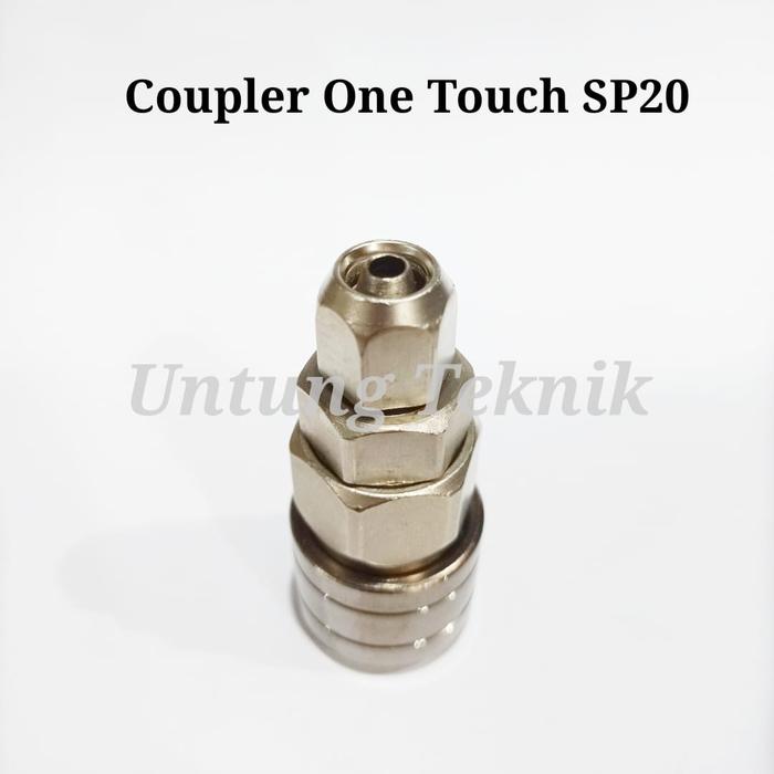 Jual HITEC One Touch Quick Coupler - Sambungan Kopel Kompresor - SP20 ...