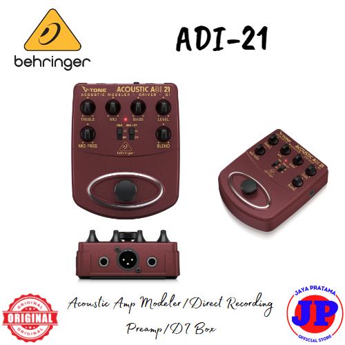 Jual Behringer ADi21 Acoustic Driver Direct Recording Preamp/DI Box ADi ...