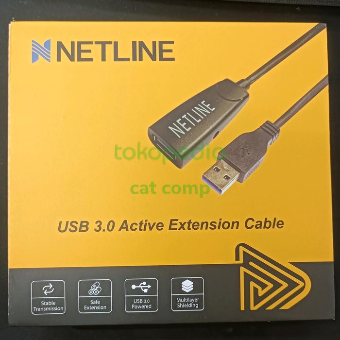 Jual Kabel Extension Active 15 Meter Usb 3.0 Netline Cable Extender Aktif - Jakarta Pusat - cat ...