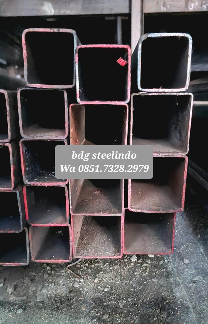 Jual Besi Hollow hitam 6x6 1.8mm/besi holo hitam 60x60 FULL - Kab ...