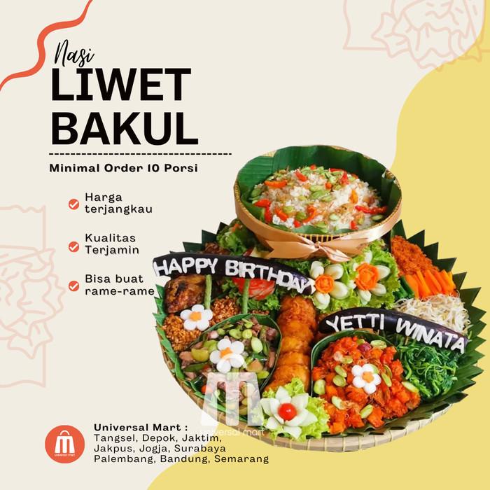 Jual Nasi Liwet Bakul Khas Sunda Menu Lengkap Paket Hemat 5 Orang ...