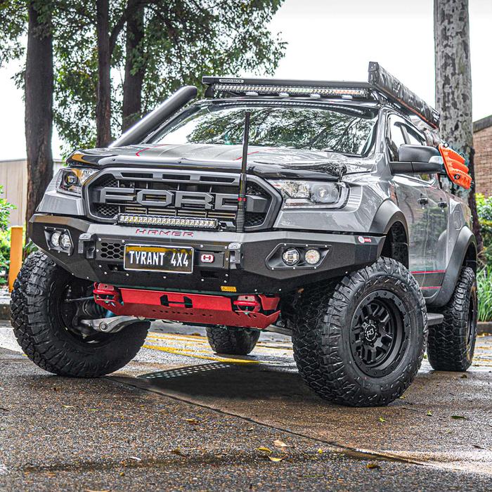 Jual Bumper depan besi Hamer Ford Ranger Raptor wide body + sillplate ...