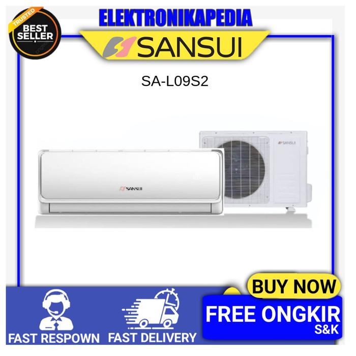 Jual SANSUI JAPAN AC SPLIT 1 PK SA-L09S2 SANSUI AC STANDARD R32 SA ...