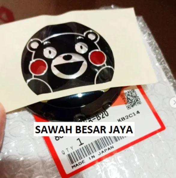 Jual Emblem Kumamon Black Silver Chrome Original Honda Japan JDM - Black - Jakarta Pusat - Sawah ...