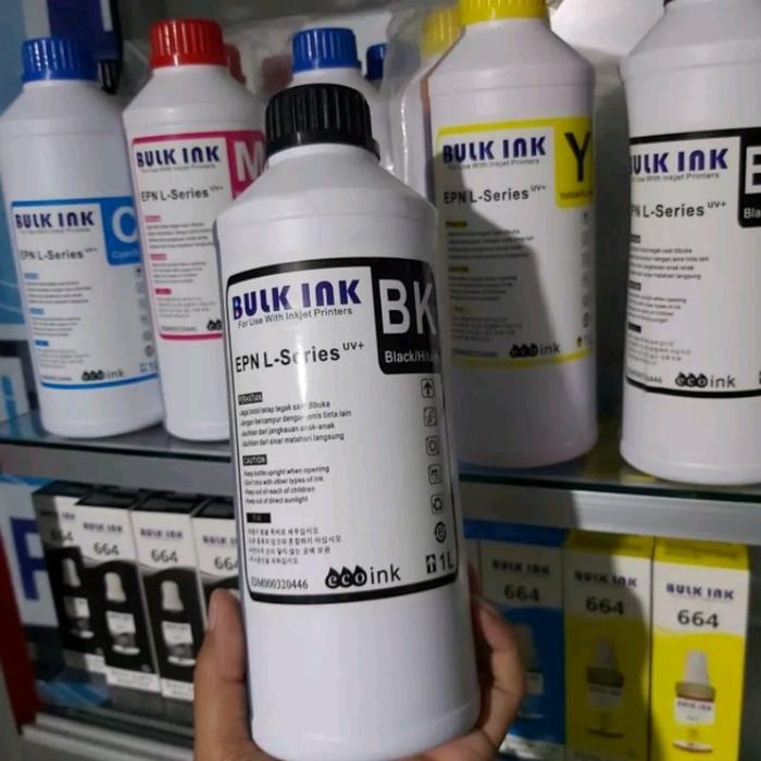 Jual Tinta Bulk ink Premium Untuk Epson L series 1 liter - Hitam ...