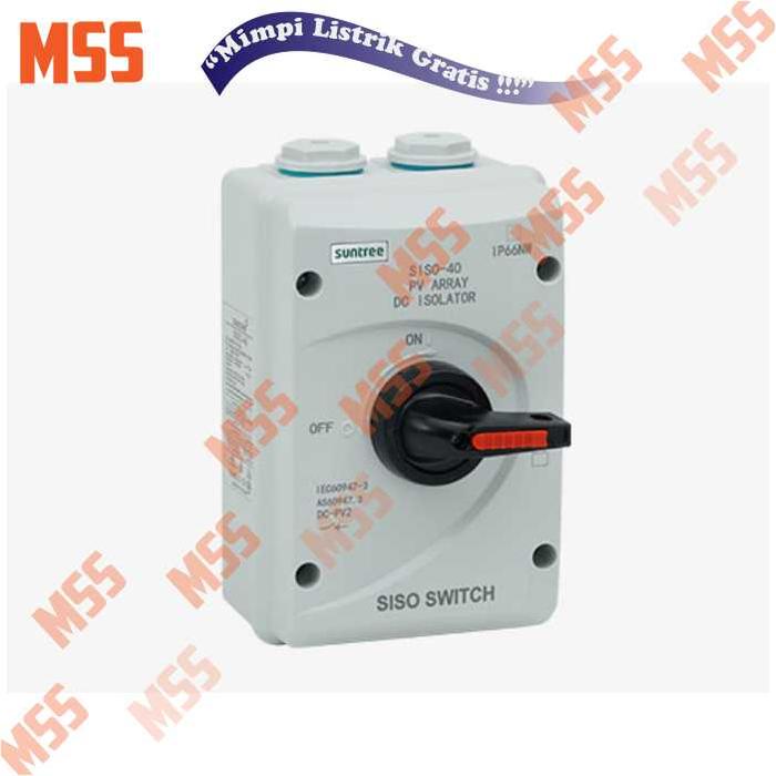 Jual DC 1000V SOLAR PV ISOLATOR / SISO Switch MC4 32A SUNTREE - SISO ...