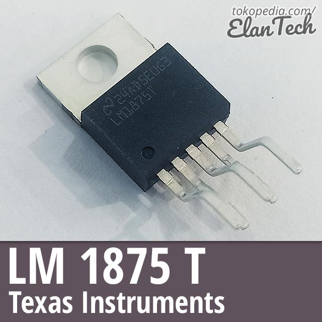 Jual LM1875 Texas Instruments Original LM1875T 20W Power Amp Chip Elantech - Jakarta Pusat ...