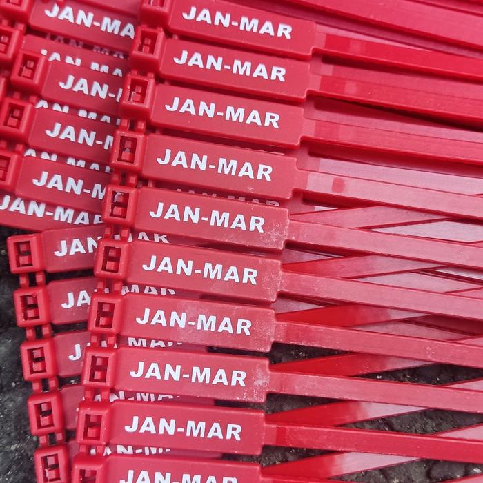 Jual Lifting Equipment Inspection Tags Colour Code di Kebayoran - Merah ...