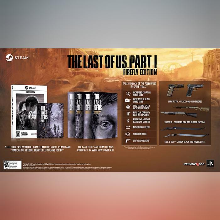 Jual PO Import - The Last of Us Part I Firefly Edition (PC/Steam ...