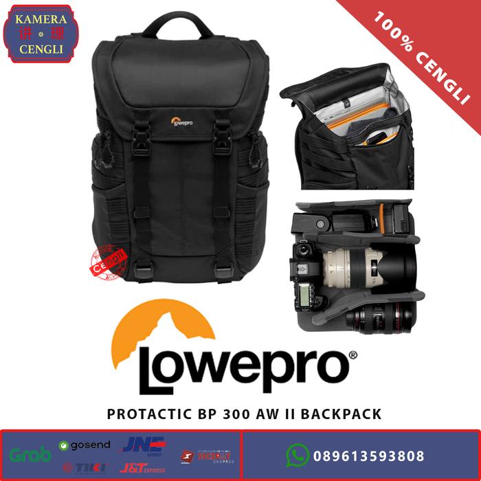 Jual Lowepro ProTactic BP 300 AW II Camera and Laptop Backpack ORI ...