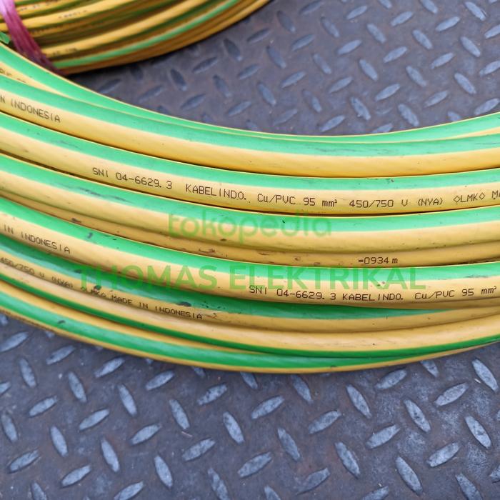 Jual kabel nya 95mm kabelindo, kabelmetal kabel grounding 1x95mm k/h ...