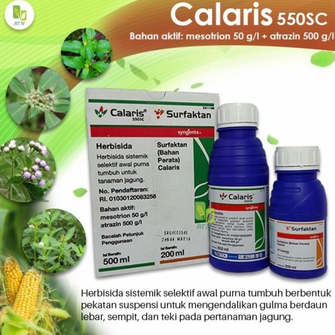 Jual Herbisida CALARIS Surfaktan Ukuran SEDANG 500ml 200ml Z - Kota ...
