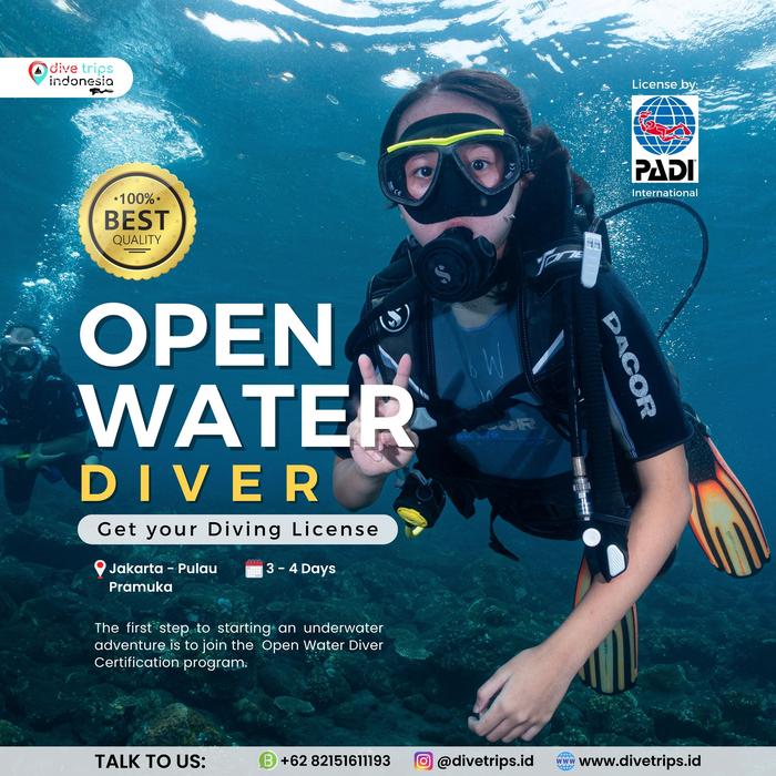 Jual PADI Open Water Diver Course / Kursus Scuba Diving - Jakarta - Jakarta Timur - DiveTrips.ID ...