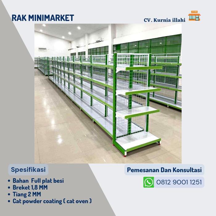 Jual rak supermarket rak toko rak minimarket rak gondola rak warung ...