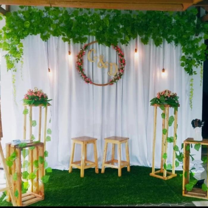 Jual Dekorasi BACKDROP lamaran tunangan sunatan hajatan dll - Jakarta ...