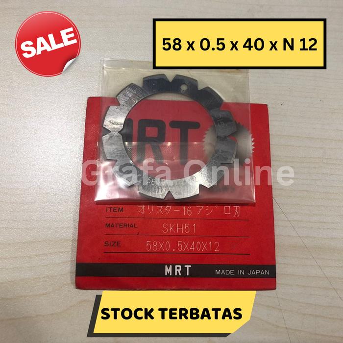 Jual Pisau Porporasi / Perforating Blade Shoei Jepang 58 x 0.5 x 40 x N ...