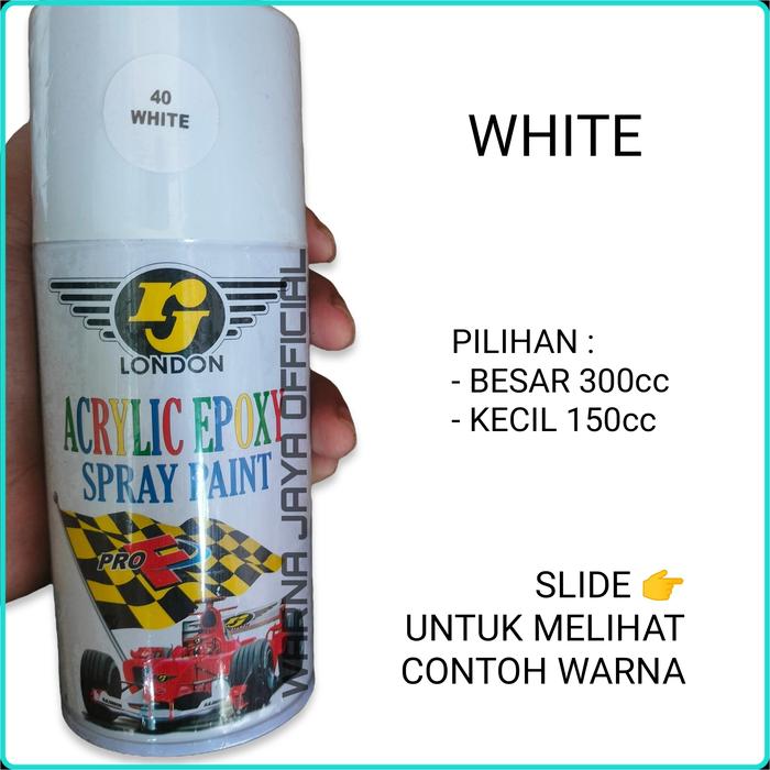 Jual Cat Semprot Pilok Pilox RJ Putih Pylox Pilok Putih White Glossy RJ ...