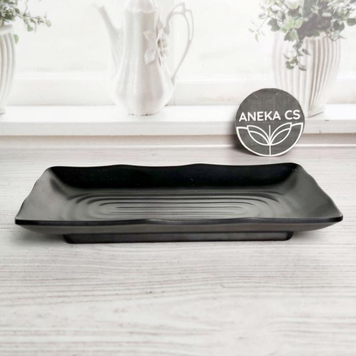 Promo Melamine Stone Piring Sushi 8 inch Persegi - Golden Dragon P6508A ...
