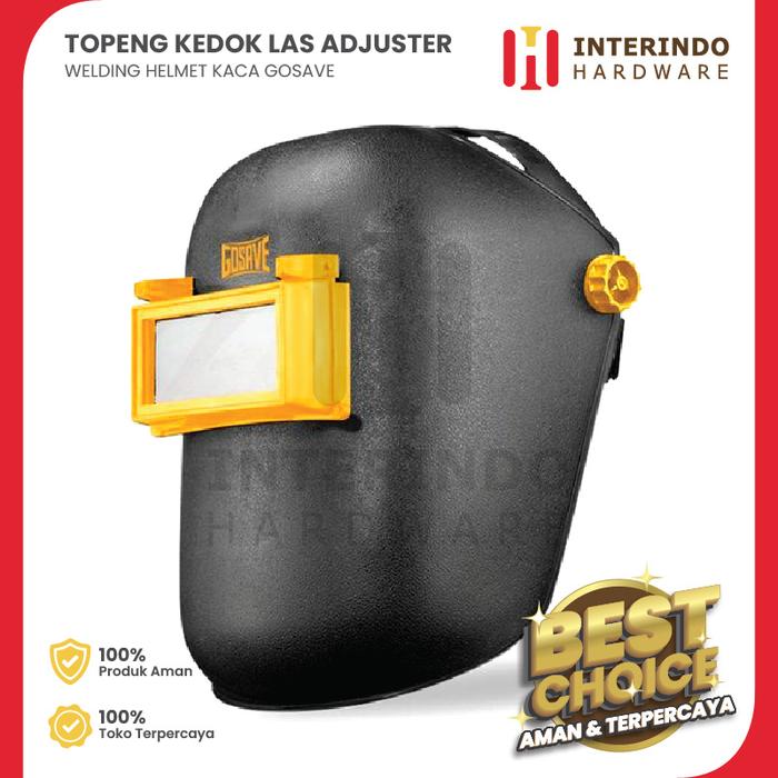 Jual Topeng Kedok Las Model Putar / Welding Helmet Adjustable Gosave ...