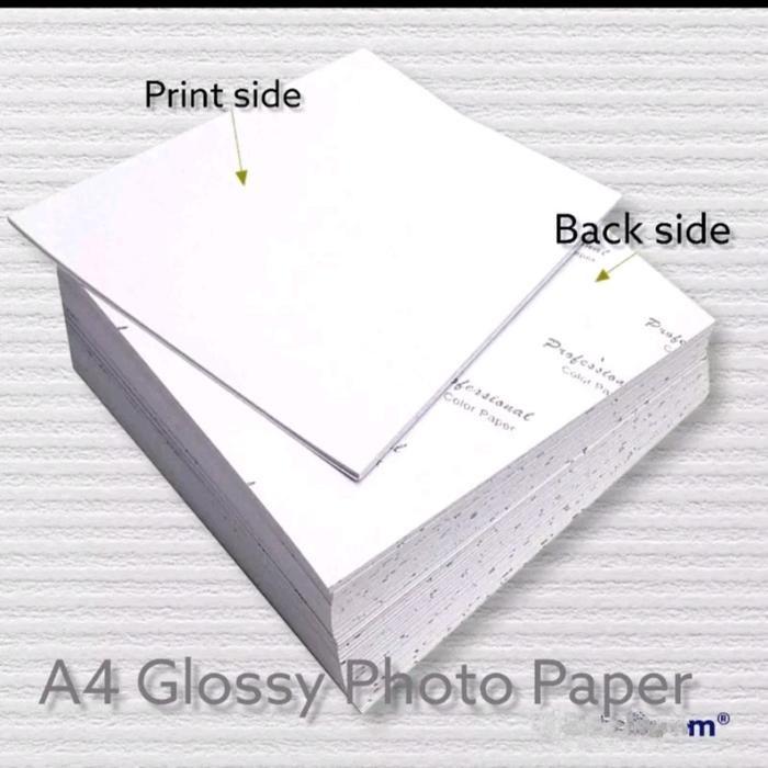 Jual 20 Lbr. A4 Kertas Foto Glossy Profesional 230 gram. Professional ...