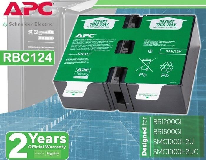 Jual Battery UPS APC RBC124 / RBC 124 baterai - Jakarta Pusat ...