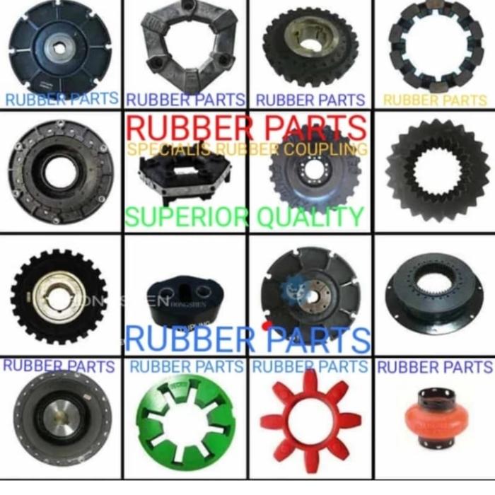 Jual RUBBER COUPLING ELEMENT FLUID YOX 500 / KARET KOPLING YOX500 ORI ...