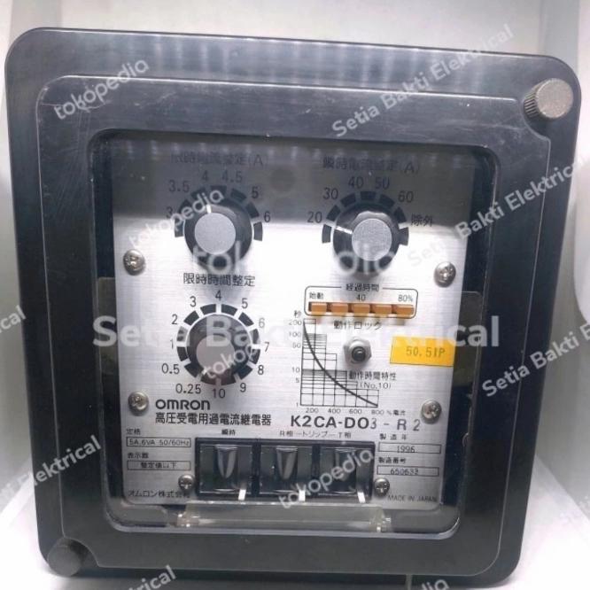 Jual Over Current Relay OMRON K2CA-DO3-R2 Contact (Alarm) 110V AC 7.5A ...
