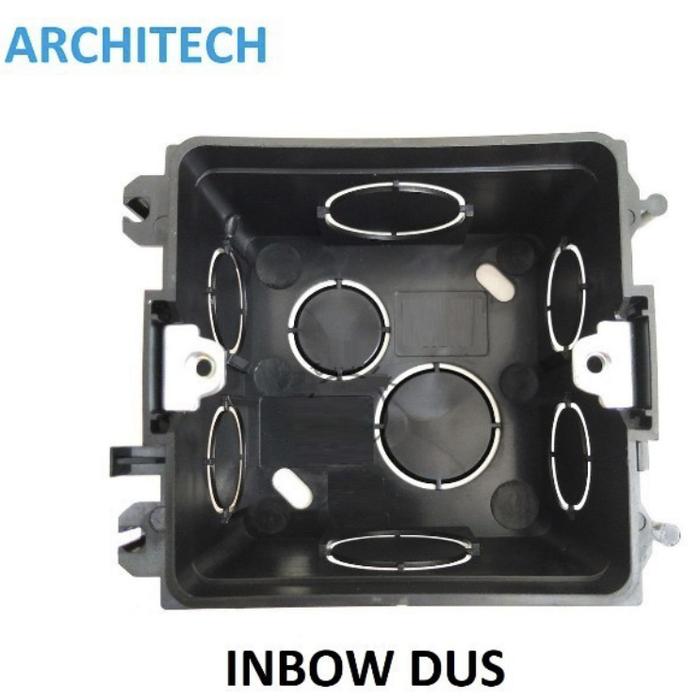 Jual Inbowdus // Inbowdus ARCHITECH Mangkok Saklar Stopkontak Hitam ...