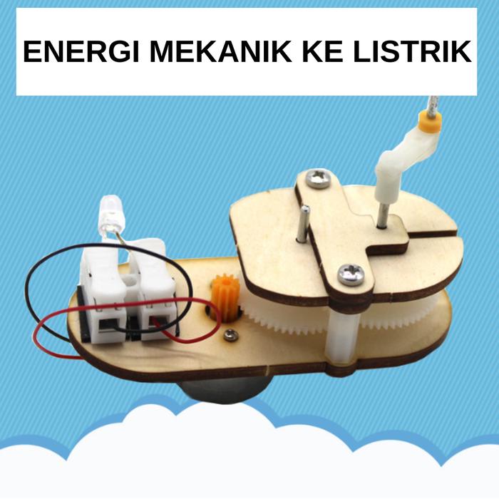 Jual Alat Peraga Fisika Energi Mekanik Kinetik ke Listrik DIY Elektronika - Kota Bandung ...