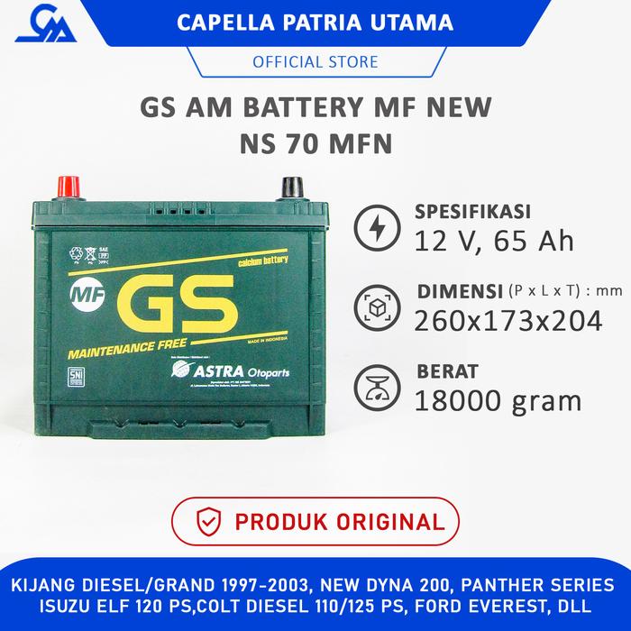 Promo AKI GS ASTRA NS 70 / NS70 MF HINO FG FM FL SG ELF 120 PS ...