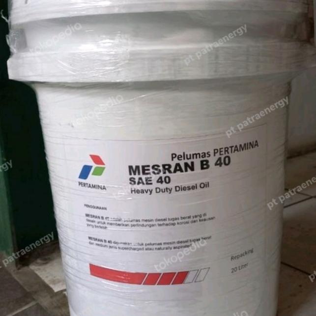 Jual oli mesin pertamina mesran b 40 isi 20liter - Jakarta Barat - Agen ...