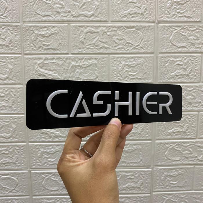 Jual Signage Order Here Cashier Akrilik Timbul - Laser Cut - Order Here ...