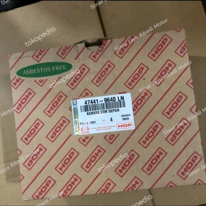Jual KAMPAS REM DEPAN HINO 500 LOHAN FM260TI BRAKE LINING HOP 47441 ...