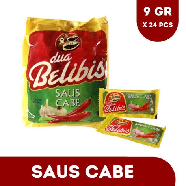Jual SAOS CABE DUA BELIBIS SACHET 9GR X 24PCS CHILI SAUCE - SAOS SAMBAL ...