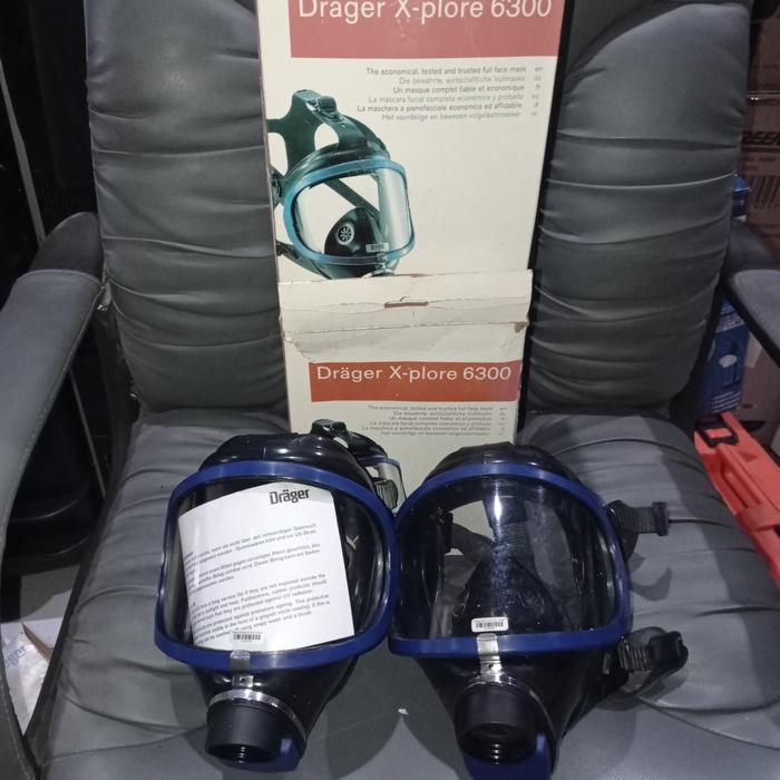 Jual Drager Xplorer 6300 Masker Full Face Mask X-plorer For Gas - Kota ...