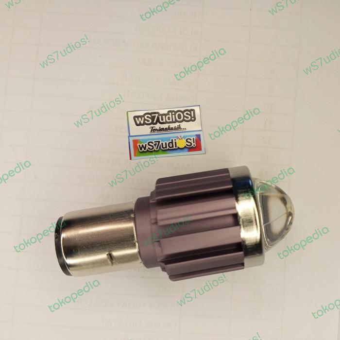 Jual Lampu Utama Thunder Vespa Kymco Laser LED S2 BA20D Kuning-Putih ...