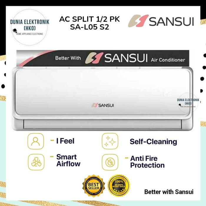 Promo AC Sansui SA-L05S2 SA L05 S2 1/2 PK Low Watt R32 | ac sansui 1/2 ...