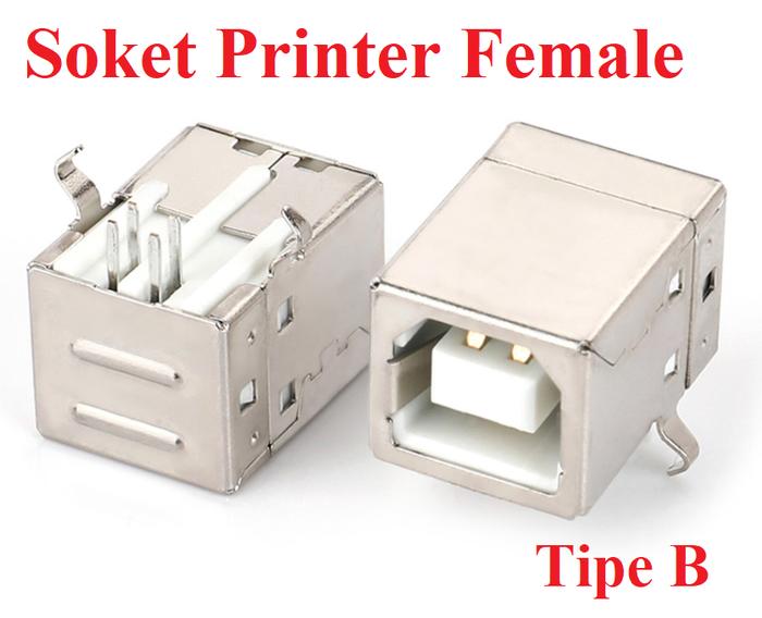 Jual Socket soket konektor Printer USB Tipe Type B Female Betina 4 Pin - Kota Surabaya - BM ...