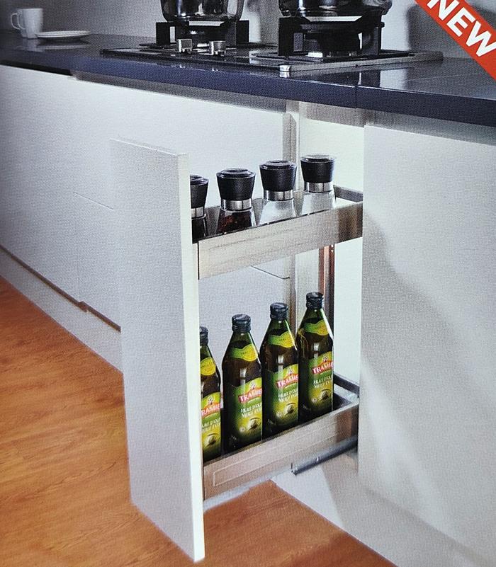 Jual Rak Tarik Botol Bumbu Stainless VITCO SS 20720 SM slowmotion ...