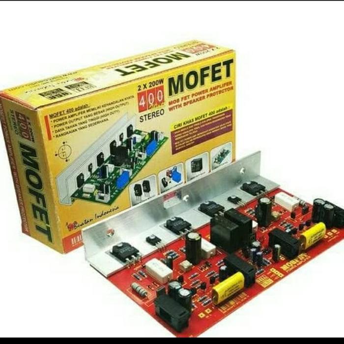 Jual kit power amplifier stereo mofet mosfet 2x200 watt merk bell ...