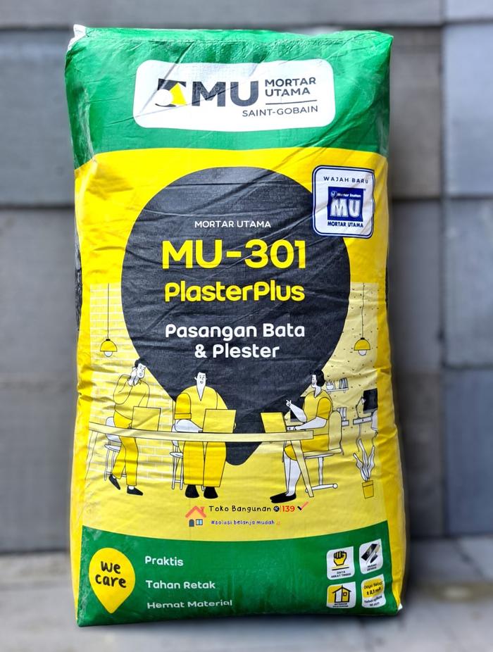 Jual Semen Mortal MU 301 Plester - Kota Bogor - Toko Bangunan 139 ...