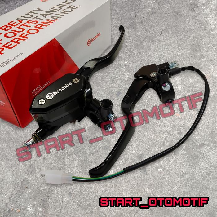 Jual Handle Master rem oval model rcb set kiri kanan beat scoopy vario ...