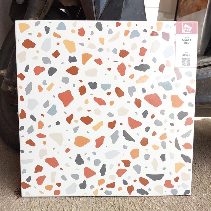 Jual KERAMIK LANTAI MURAH GLOSSY ASIA TILE OSAKA SERIES 40x40 KW1 ...