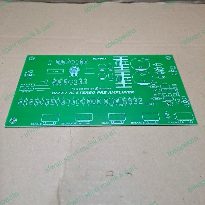 Jual PCB Tone Control Stereo Bifet tl 074 /084 high quality . - Jakarta ...